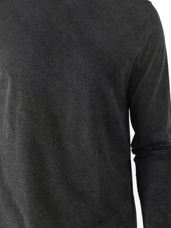 PATRICK ASSARAF Long-sleeve Crewneck Top - Grey