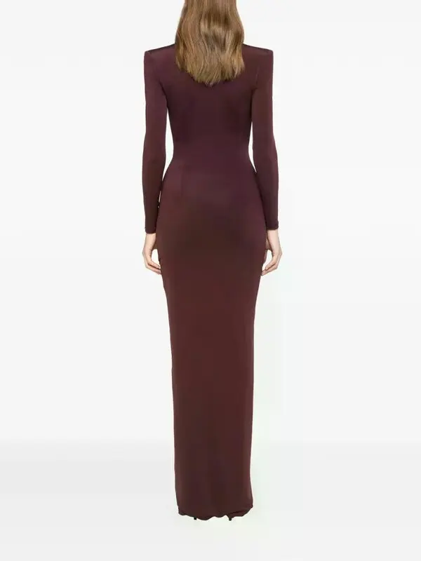 NISSA Floral-detailing Maxi Dress
