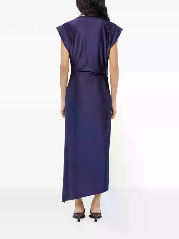 Rabanne Midi Piercing-detail Dress