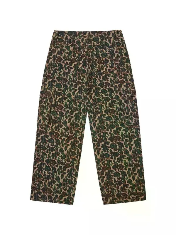 ICECREAM Graphic Print Wide Leg Trousers