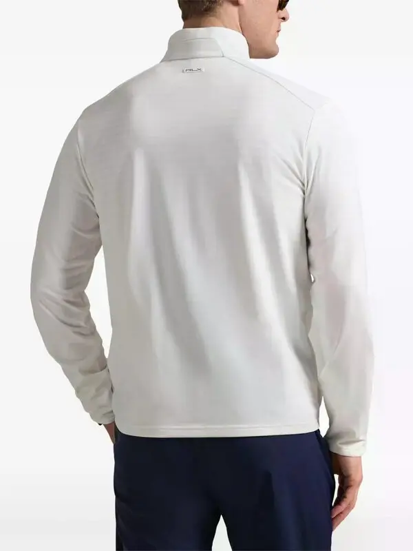 Rlx Ralph Lauren Half-zip Mock-neck Sweatshirt - White