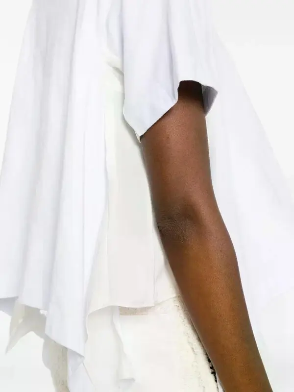 Sacai Pocket Drape T-shirt - White
