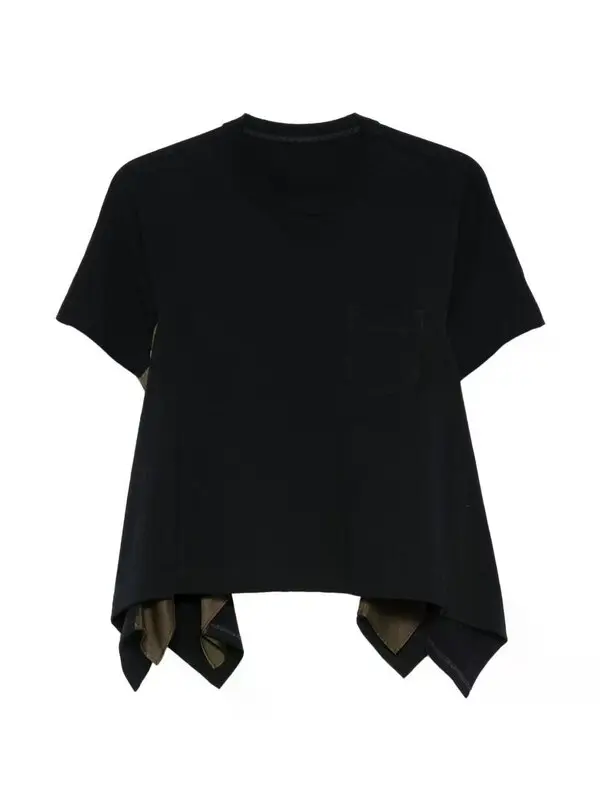 Sacai Panelled T-shirt - Blue