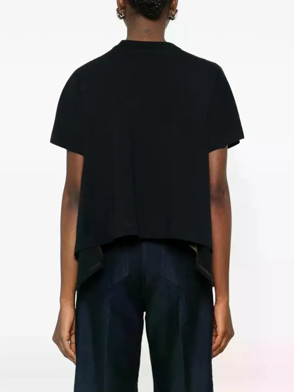 Sacai Panelled T-shirt - Blue