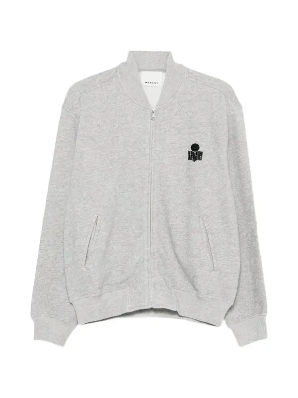 MARANT Logo Zip Jacket - Grey