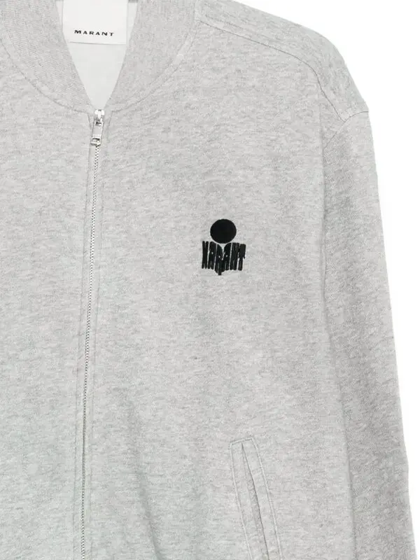 MARANT Logo Zip Jacket - Grey