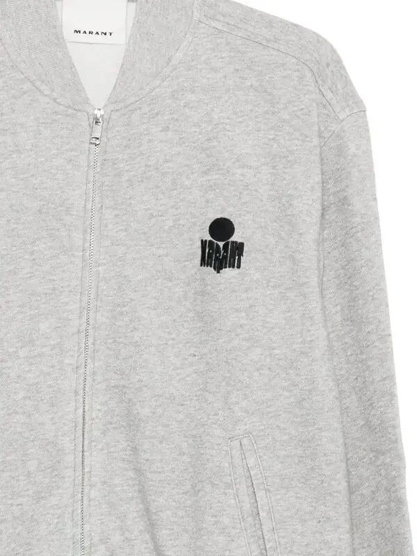 MARANT Logo Zip Jacket - Grey