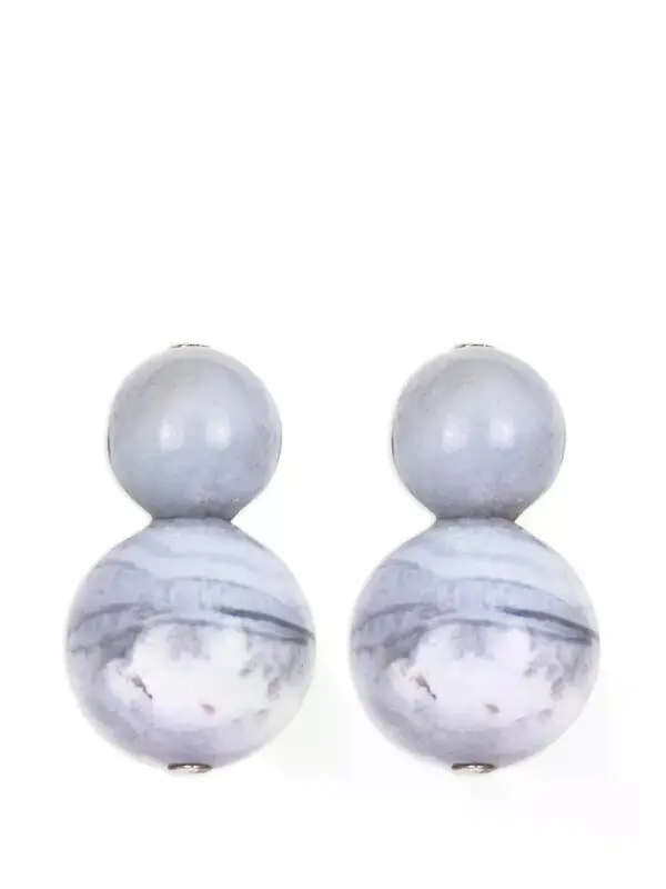 JENNIFER BEHR Cara Beaded Earrings - Grey