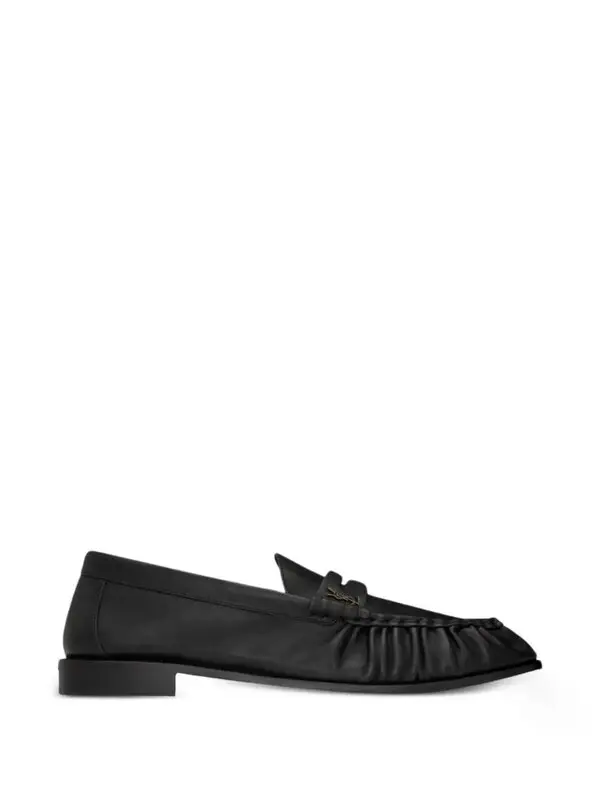 Saint Laurent Penny-strap Loafers - Black