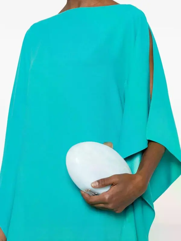 GIANLUCA CAPANNOLO Midi Dress With Cape Effect
