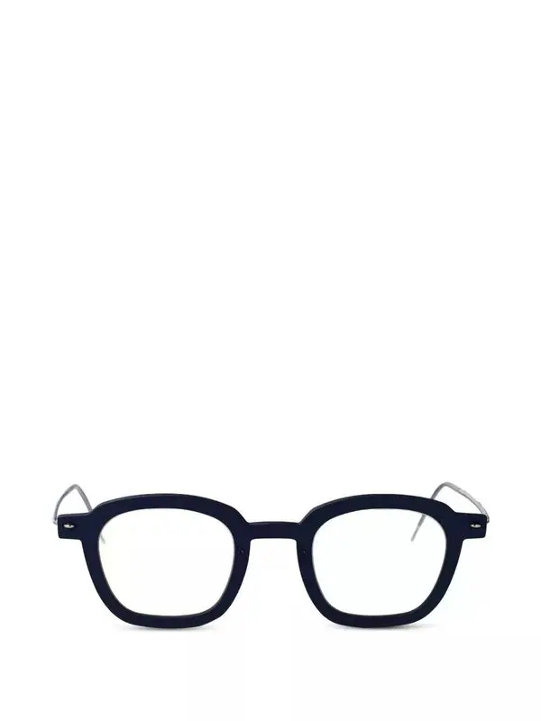 LINDBERG Round Frame Eyeglasses - Blue