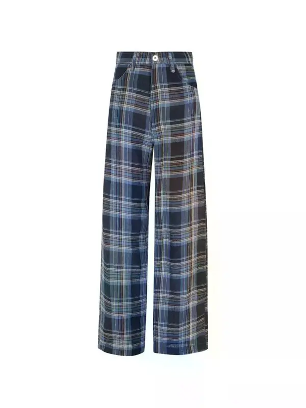 MARBELL Belt-loops Trousers - Blue