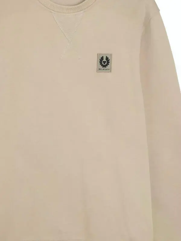Belstaff Logo-detail Sweatshirt - Neutrals