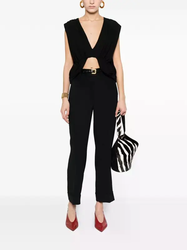 Peserico Cuff Trousers - Black
