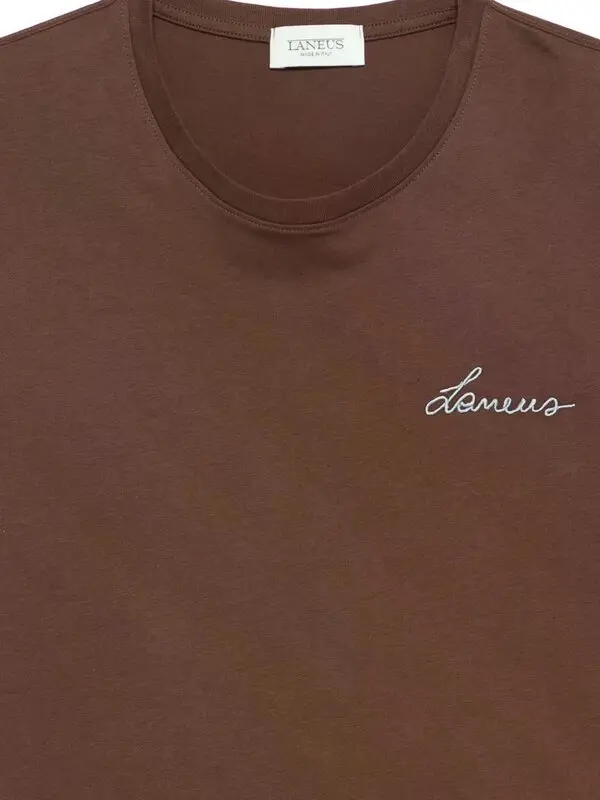 LANEUS Round Neck T-shirt