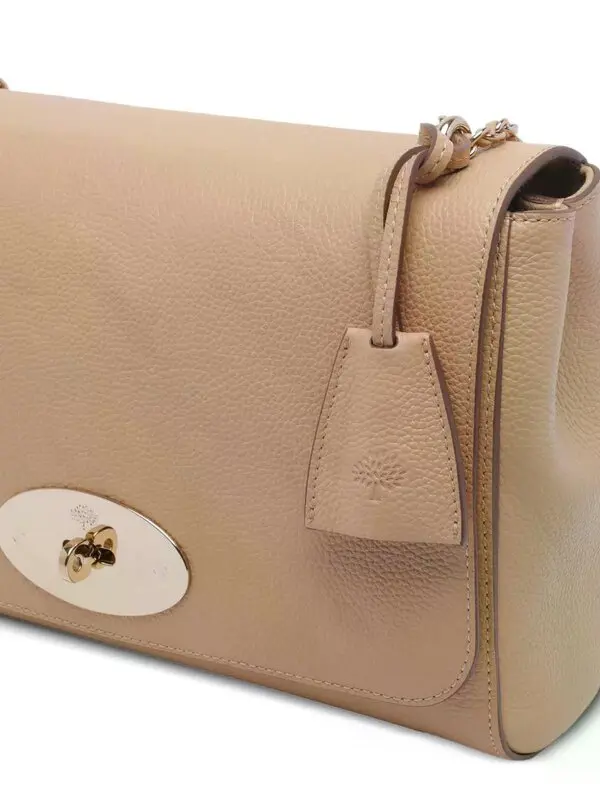Mulberry Medium Lily Leather Shoulder Bag With Chain - Neutrals