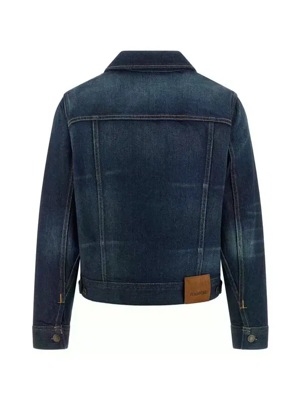 TOM FORD Contrast-stitching Denim Jacket