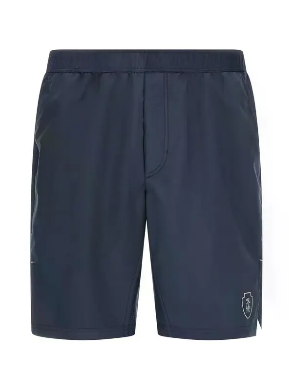 Brunello Cucinelli Contrasting Embroidery Bermuda Shorts