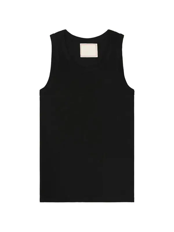 JEANERICA Scoop-neck Ribbed Vest