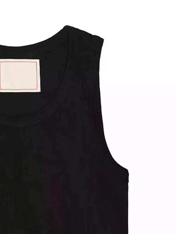 JEANERICA Scoop-neck Ribbed Vest