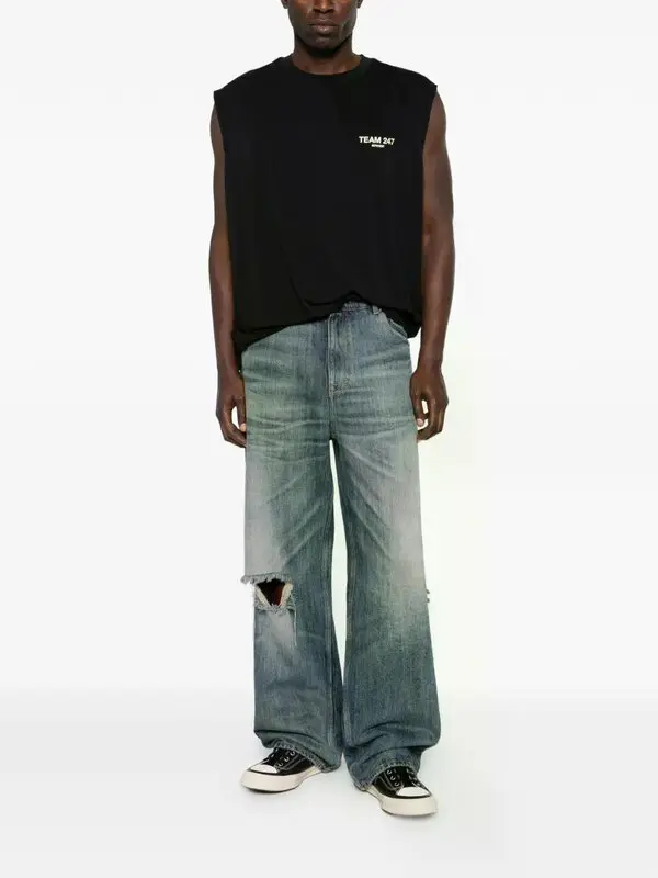 REPRESENT Sleeveless Vest - Black