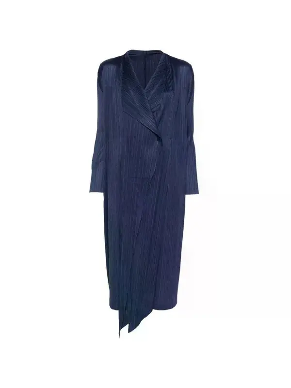 Issey Miyake Pleated Wrap Coat