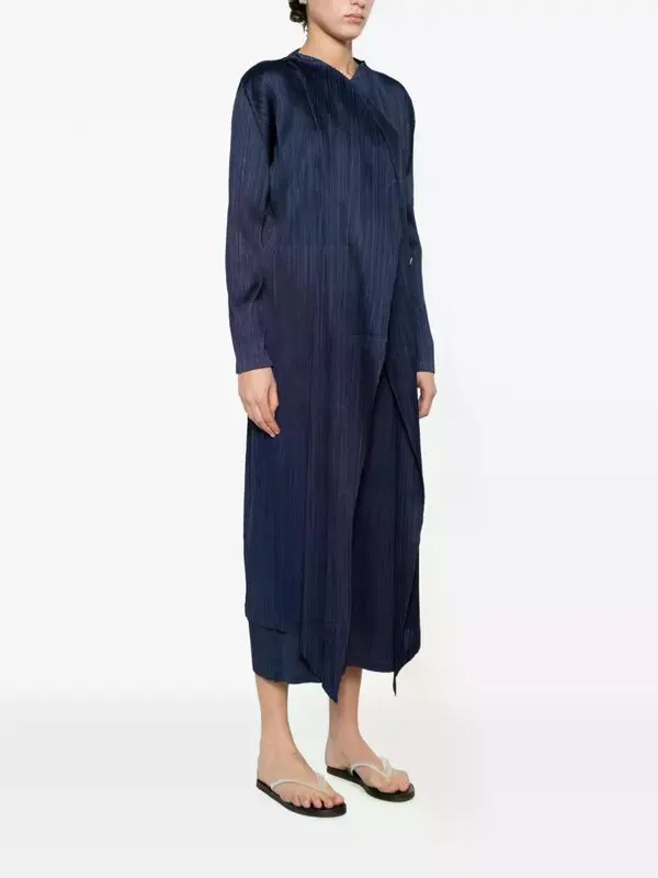 Issey Miyake Pleated Wrap Coat