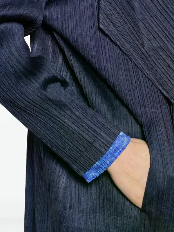 Issey Miyake Pleated Wrap Coat