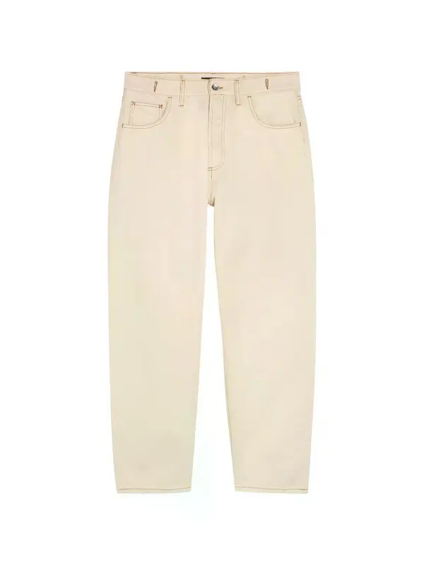 You Must Create Ecru Denim Pant - Neutrals