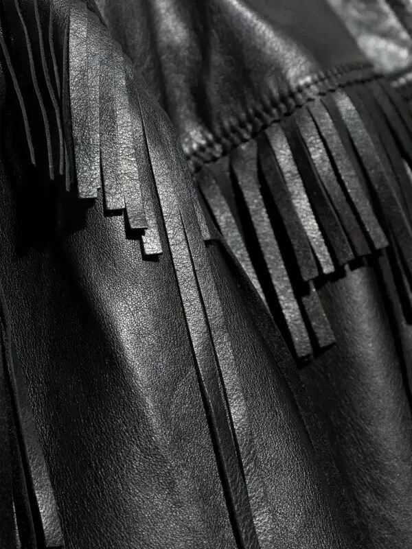 Balenciaga Fringed Leather Jacket