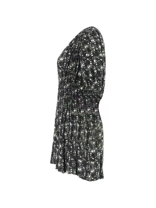 GANNI V-neck Mini Dress