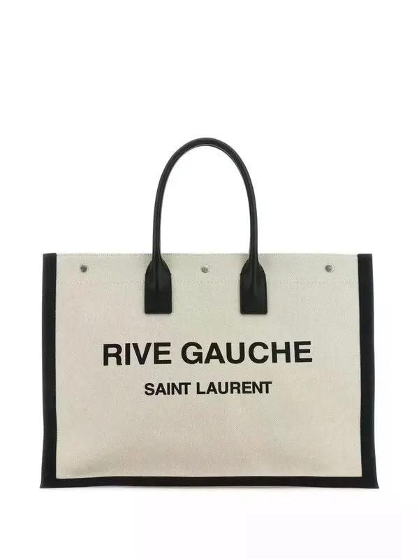 Saint Laurent Rive Gauche Tote Bag - Neutrals