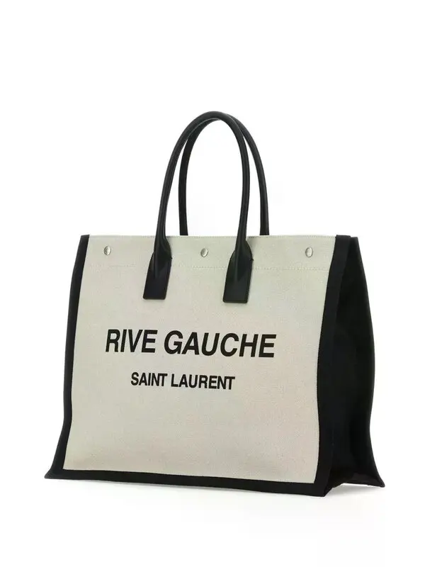 Saint Laurent Rive Gauche Tote Bag - Neutrals