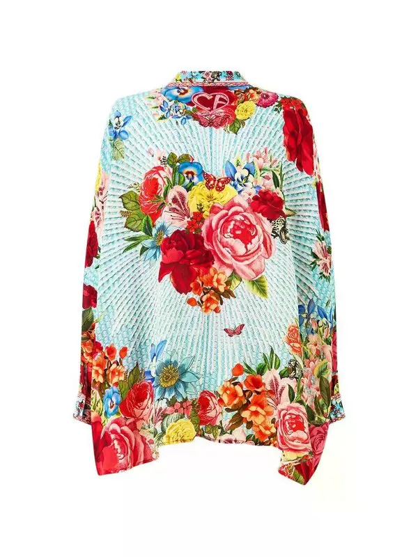 Camilla Papers And Curious Capers Blouse - Blue