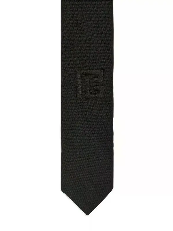 Balmain Slim Wool Tie