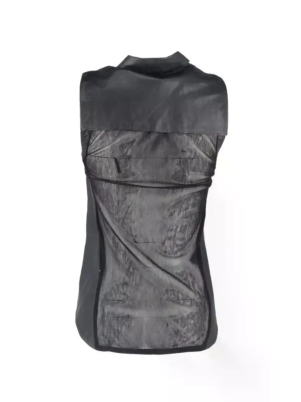 CUE Dion Lee Buttoned Sleeveless Top