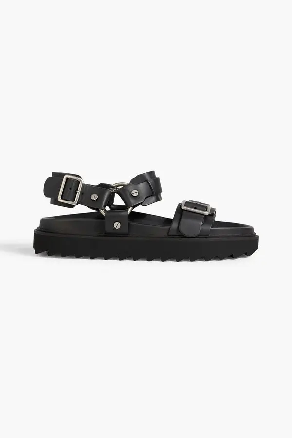 Acne Studios Buckled Leather Sandals