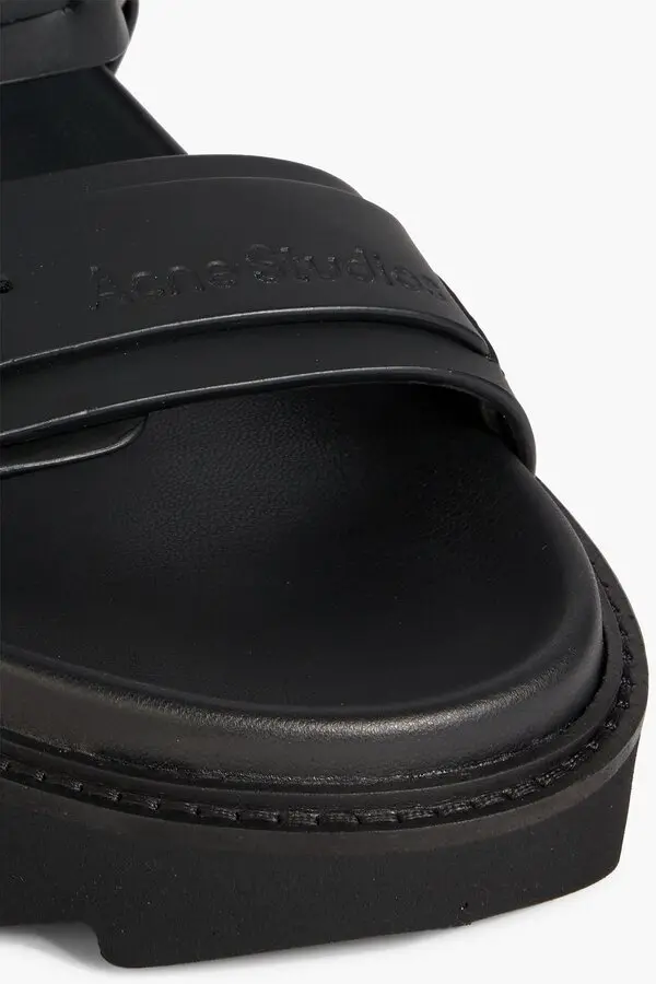Acne Studios Buckled Leather Sandals
