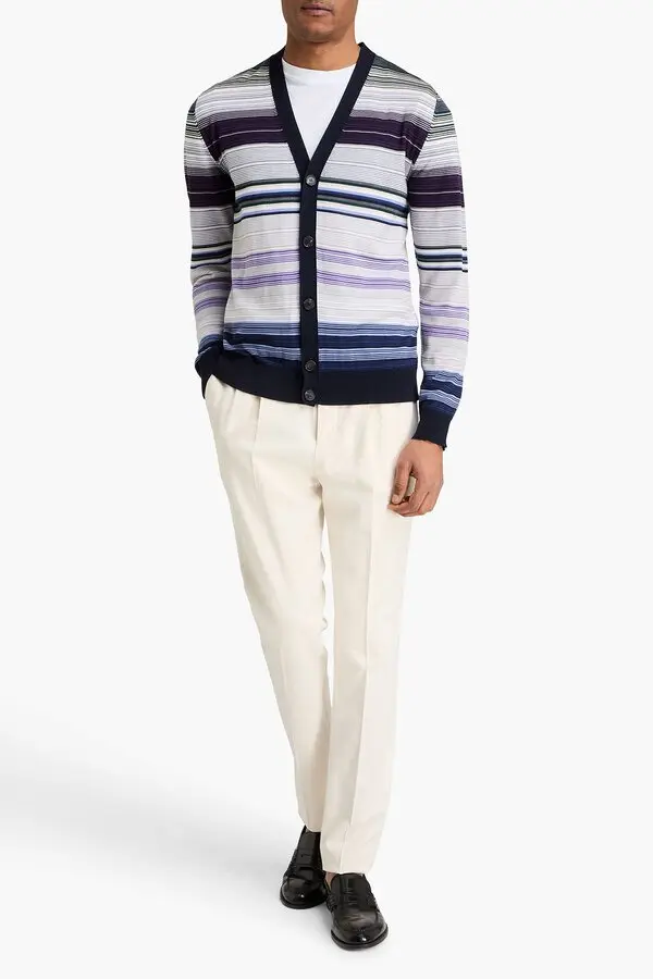 Missoni Striped Wool Cardigan