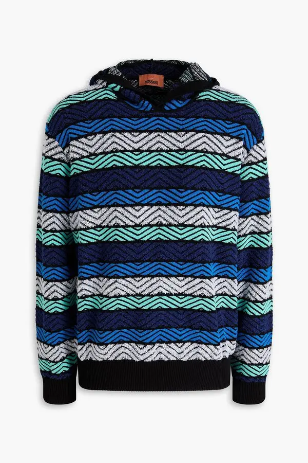 Missoni Bouclé-knit Cotton-blend Hoodie