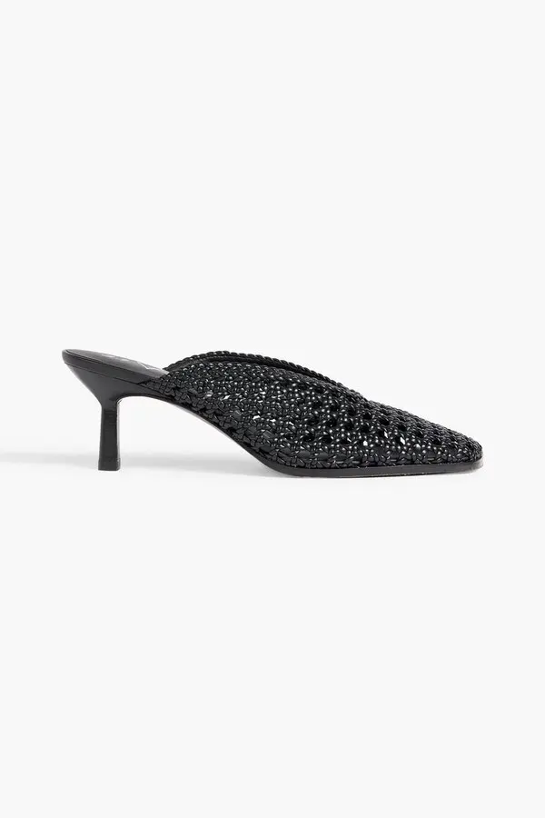 3.1 Phillip Lim Id Macramé Leather Mules