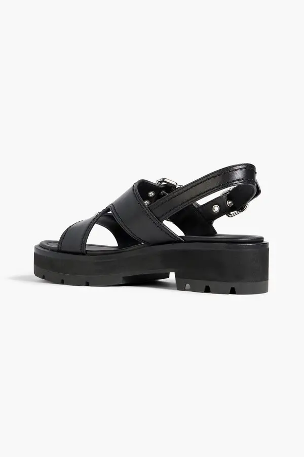 3.1 Phillip Lim Leather Slingback Sandals