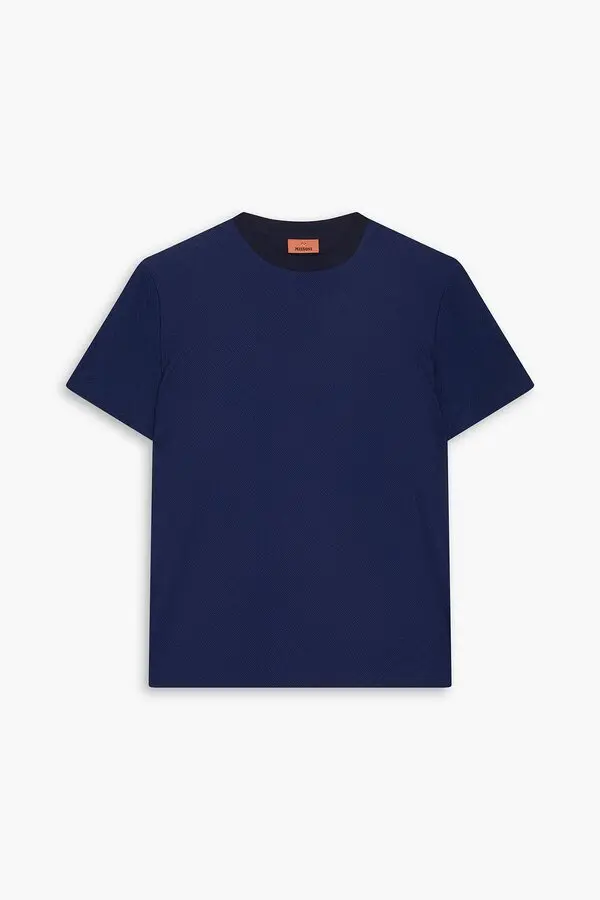 Missoni Printed Cottonjacquard Tshirt - Navy