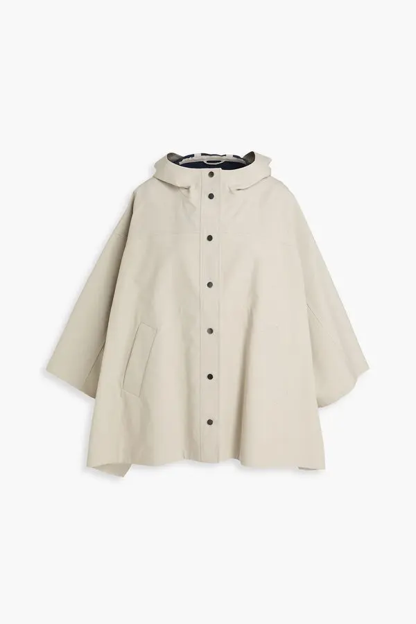 Brunello Cucinelli Cotton Hooded Cape