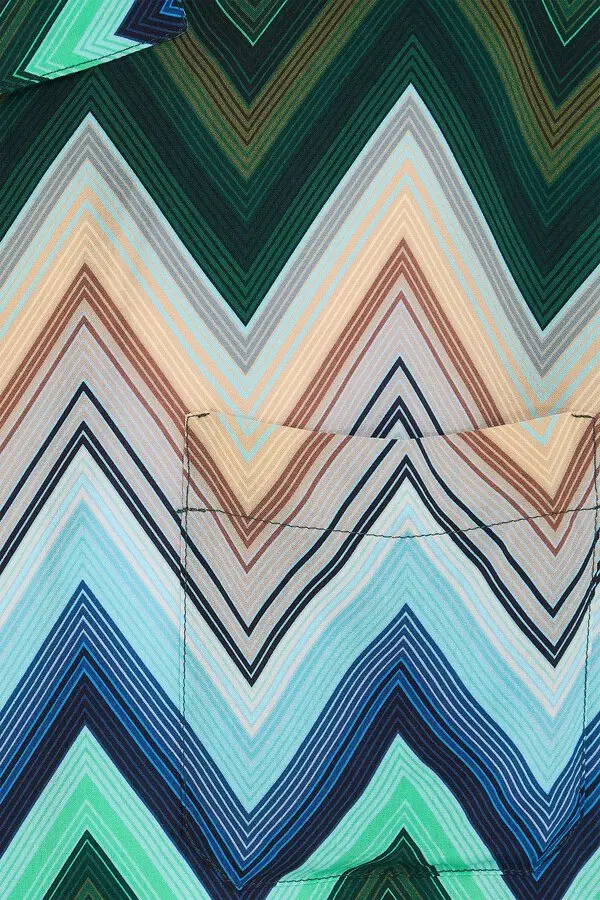 Missoni Printed Twill Shirt - Green