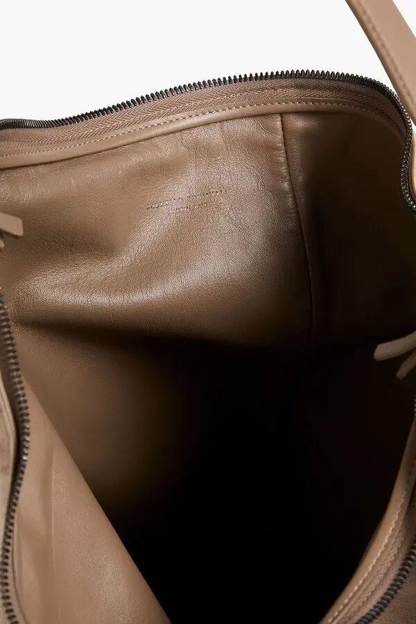Brunello Cucinelli Suede Tote - Stone