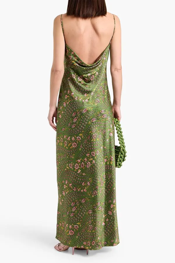 Veronica Beard Madison Floral-print Silk-blend Maxi Dress