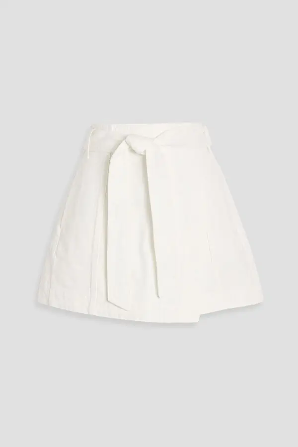 Veronica Beard Agee Cotton-twill Skort