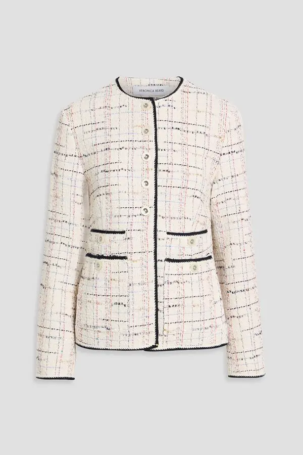 Veronica Beard Celeste Cotton-blend Tweed Jacket