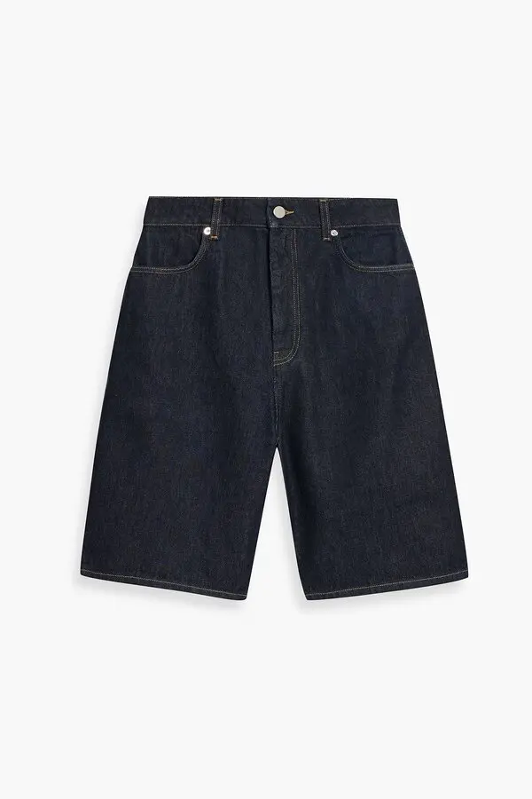 Loulou De Saison Isu Denim Shorts - Dark Denim